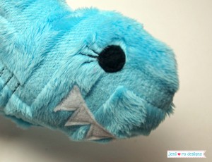 Custom work - Sharks Baby dress & stuffie • jeni ro designs