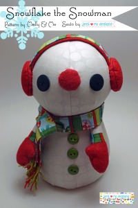 December Stuffie of the Month - A Snowman! • jeni ro designs