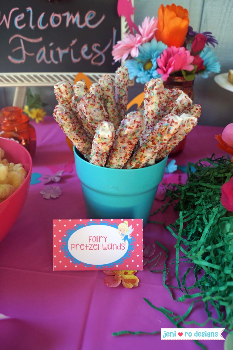 Fairy Garden Birthday Party - Decor and Snacks • jeni ro designs