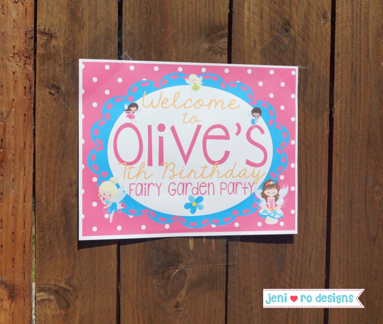 Garden Fairy birthday party ideas for fairy birthday fun!