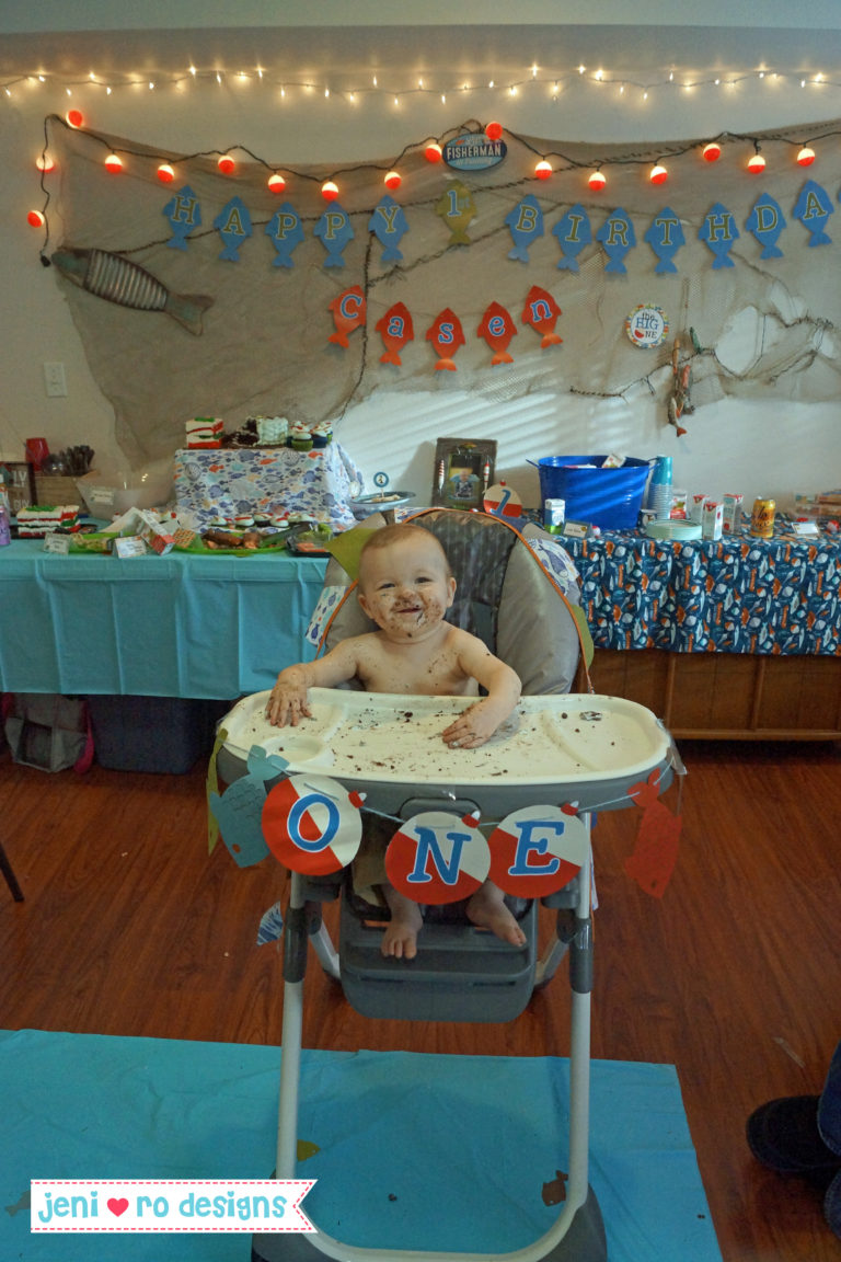 Fishing 1st Birthday party! • jeni ro designs