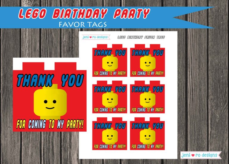 Lego Birthday printables for your Lego lover's birthday celebration!