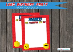 Lego Birthday printables for your Lego lover's birthday celebration!