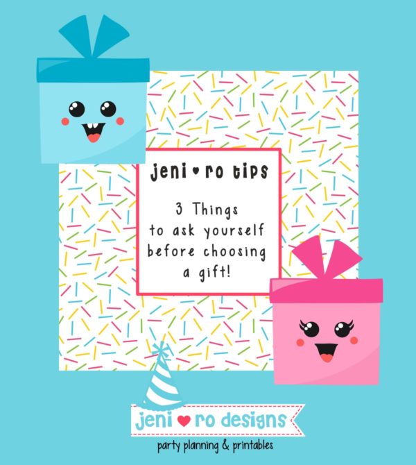3 Tips to be the Best Gift Giver Ever! • jeni ro designs