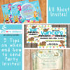 All about Invites! 5 tips on when and how to send Party Invitations ...