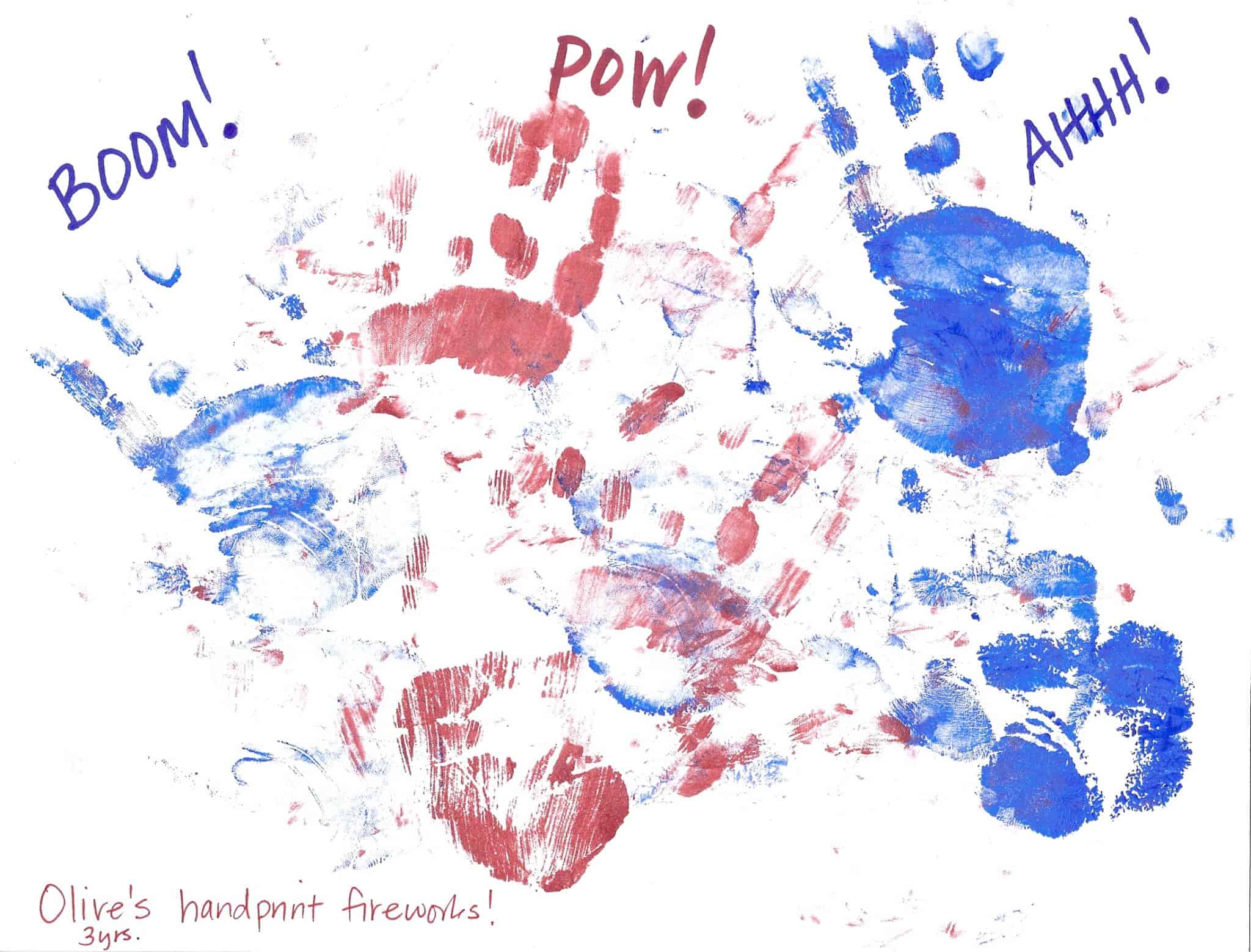 DIY Kid's Handprint Calendar Activity • jeni ro designs
