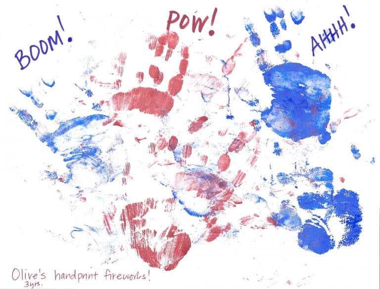DIY Kid's Handprint Calendar Activity • jeni ro designs