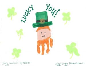 DIY Kid's Handprint Calendar Activity