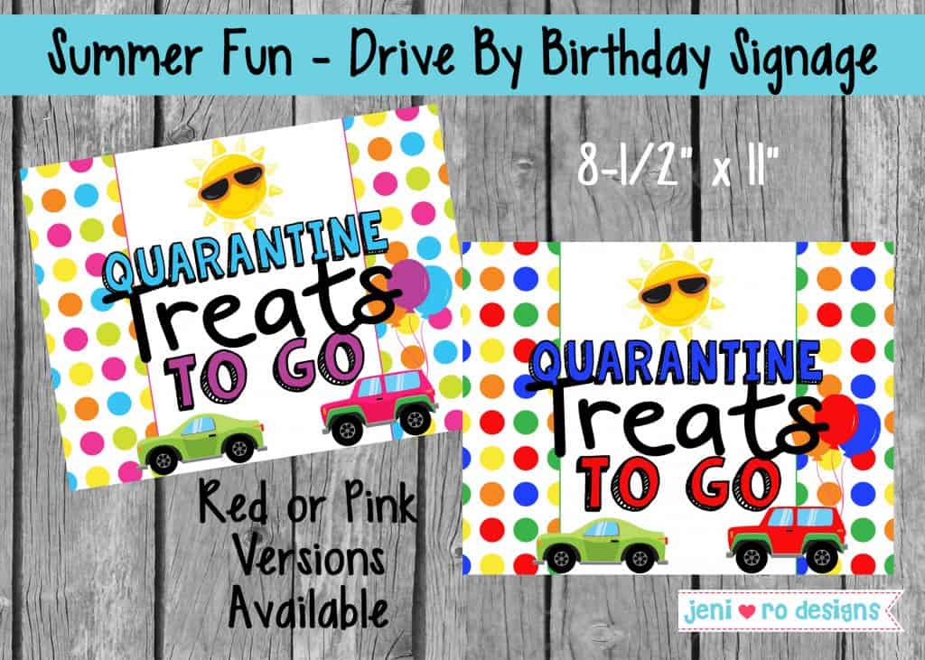 Summer Birthday Parade Printables!