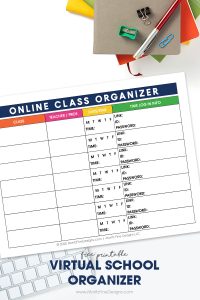 Helpful Printables for Homeschool and Virtual Learning