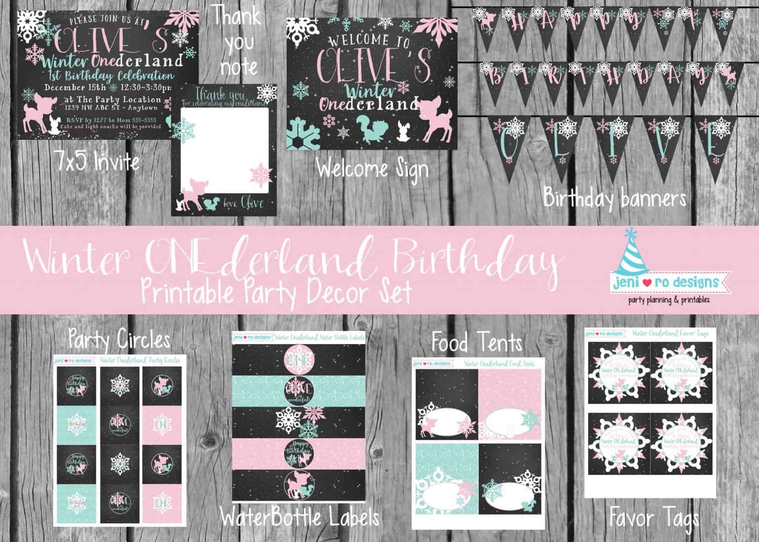 Winter Birthday Party themes to inspire your next winter party!