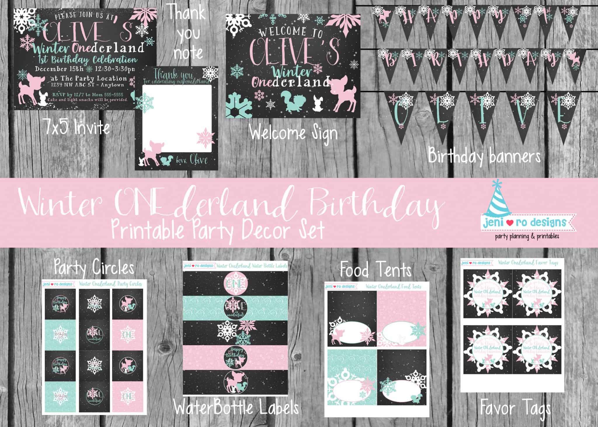 Winter Birthday Party themes to inspire your next winter party!