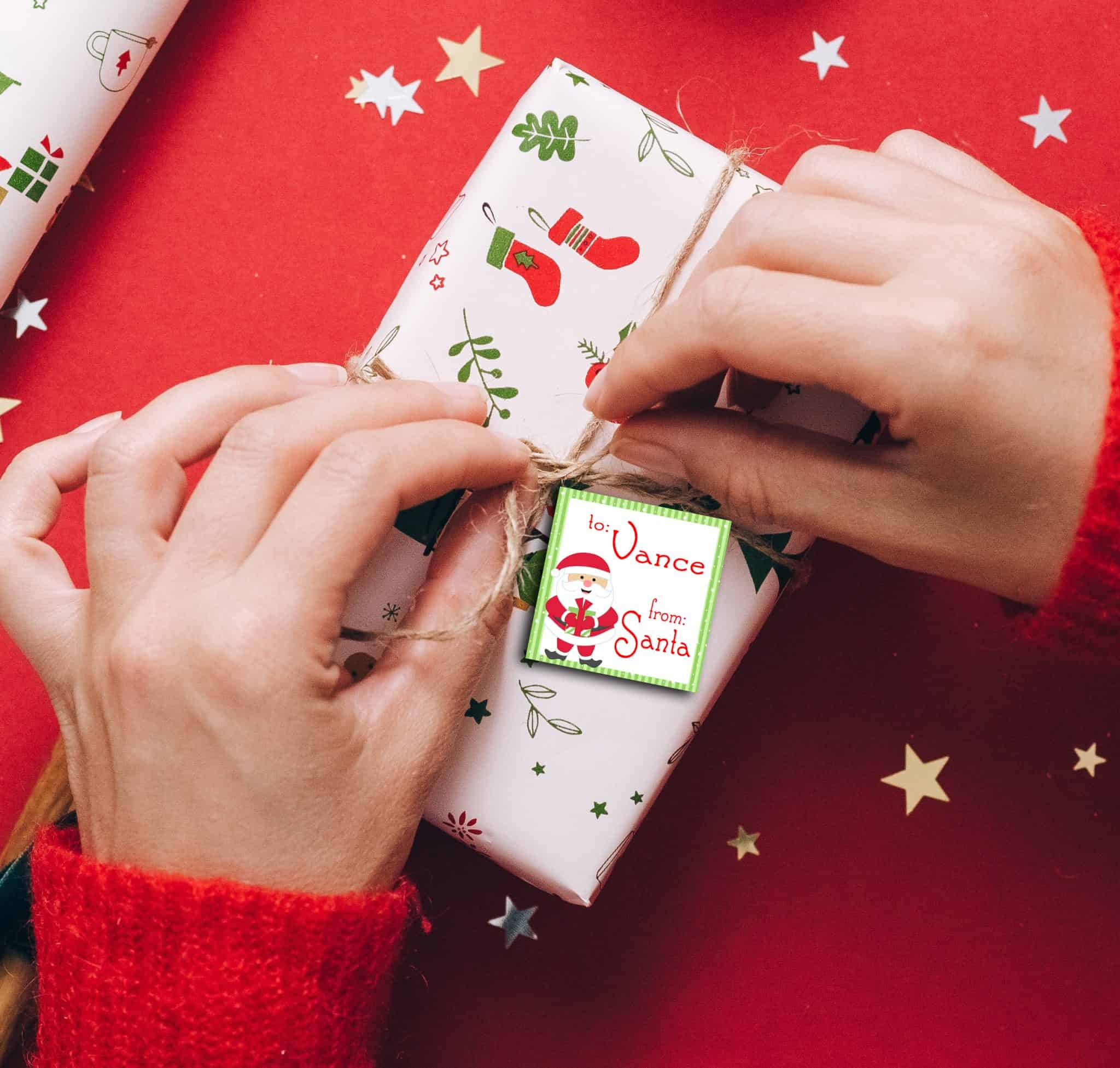 Free printable Santa tags to keep the magic alive this Christmas!