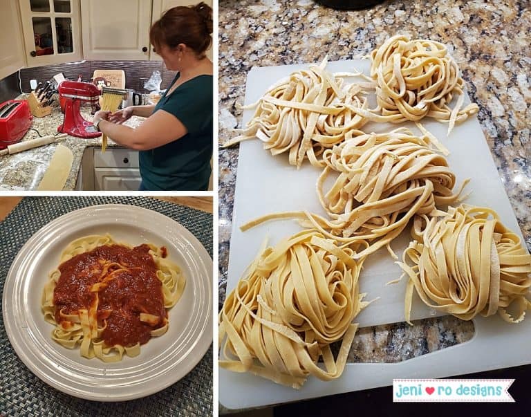 Pasta Night Birthday celebration with personalized printable decor!