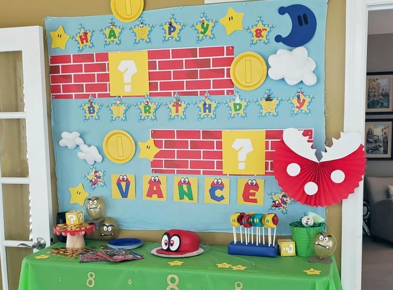 Awesome party backdrop created in 5 easy steps - video tutorial!