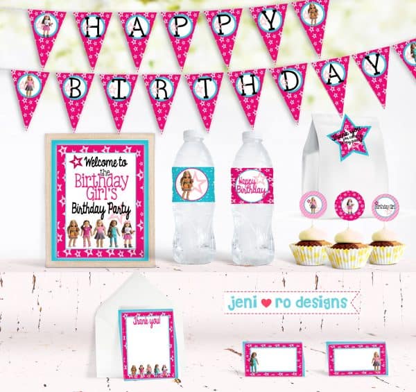 American girl doll birthday printables in the FREE printable library!