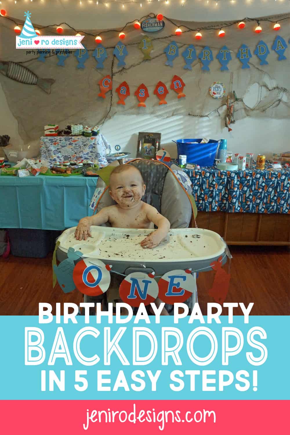 Awesome party backdrop created in 5 easy steps - video tutorial!