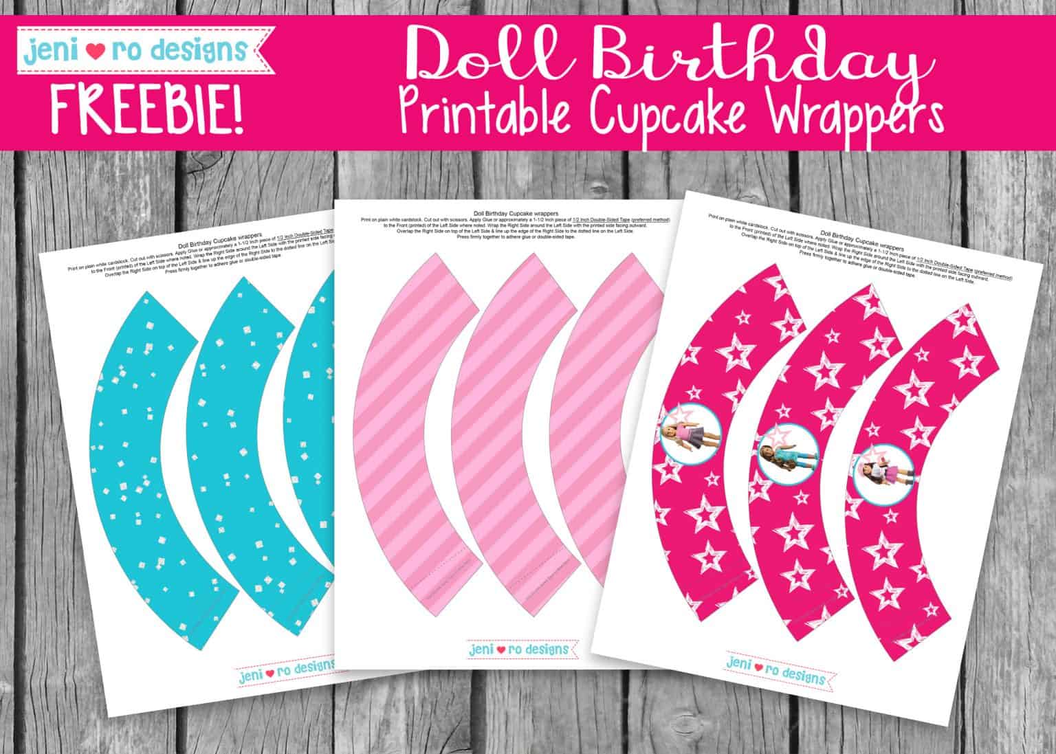 American girl doll birthday printables in the FREE printable library!