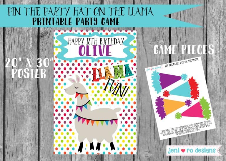 Llama Fun printables! Fun new party design in the shop!