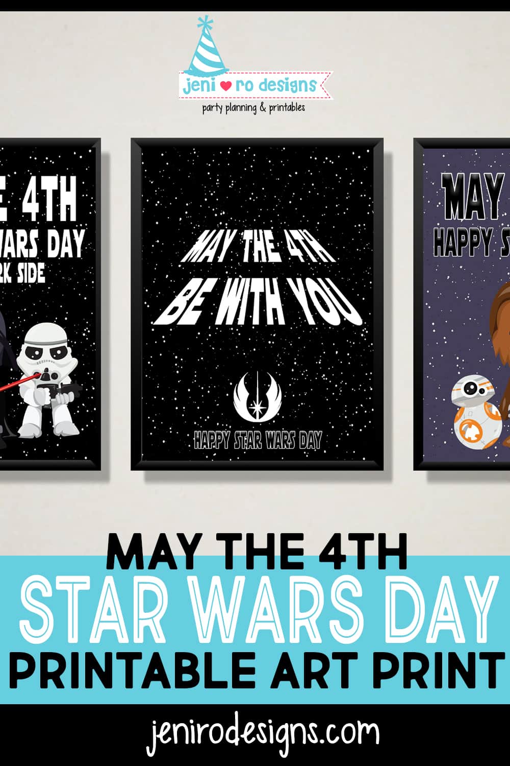 Star Wars Day - May the 4th printable art print in the FREE printable ...