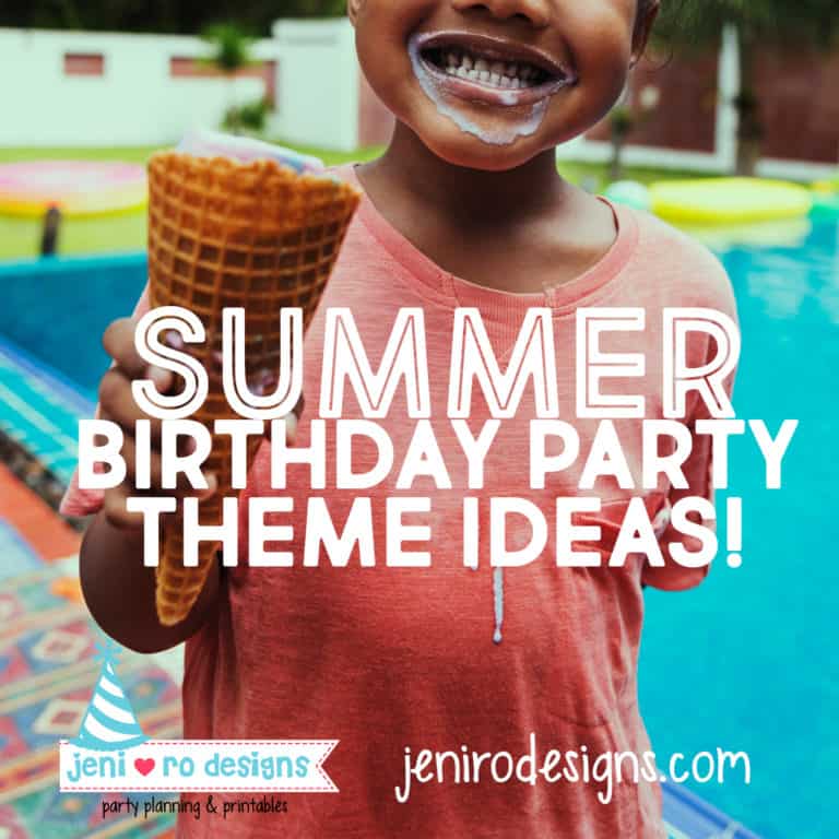 Summer Birthday party theme ideas to inspire your summer party planning!