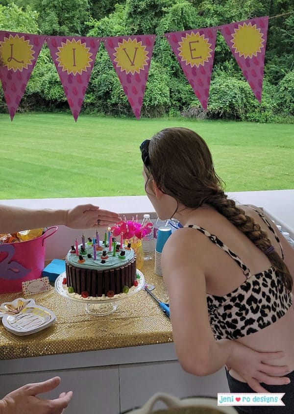 Pool party birthday printables to celebrate our new 12 year old!