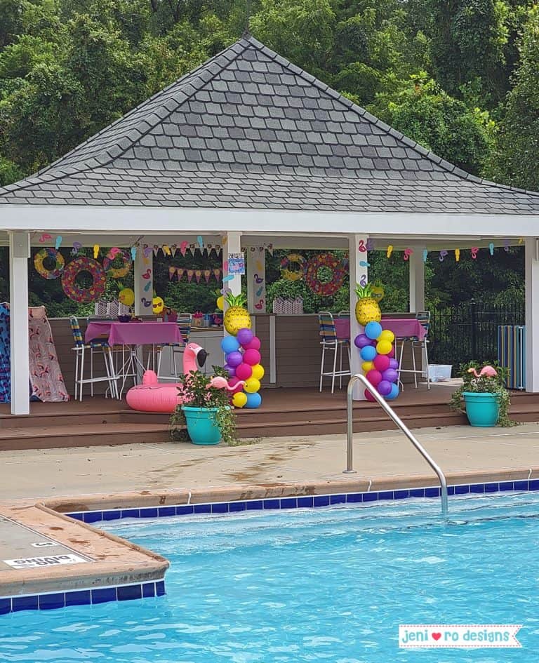 Pool party birthday printables to celebrate our new 12 year old!