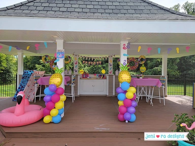 Pool party birthday printables to celebrate our new 12 year old!