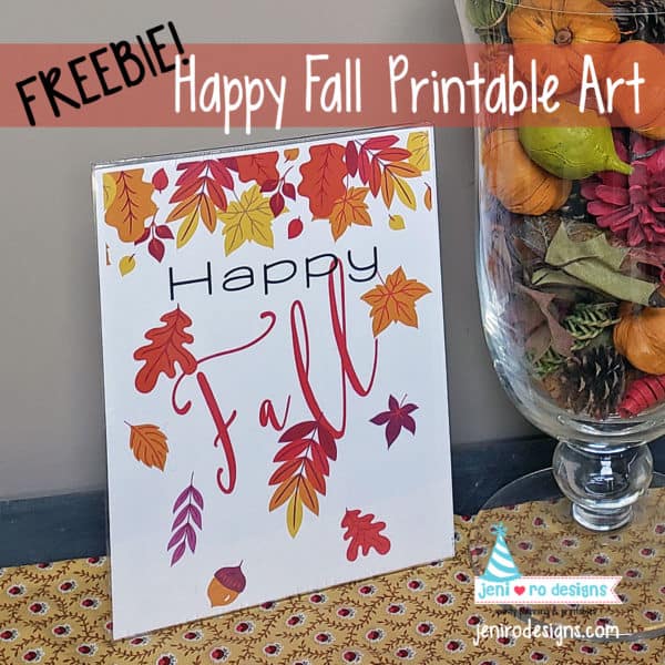 Fall Art print freebie for the 1st day of Fall! jenirodesigns.com