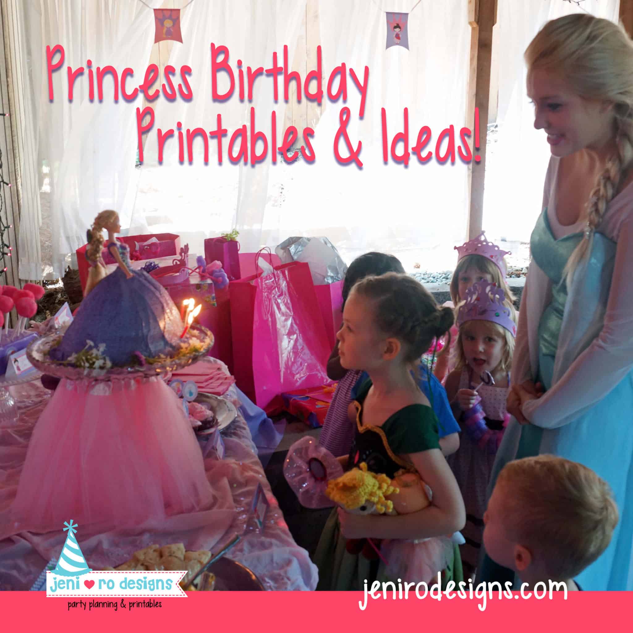 Princess birthday printables and inspiration for your little princess!