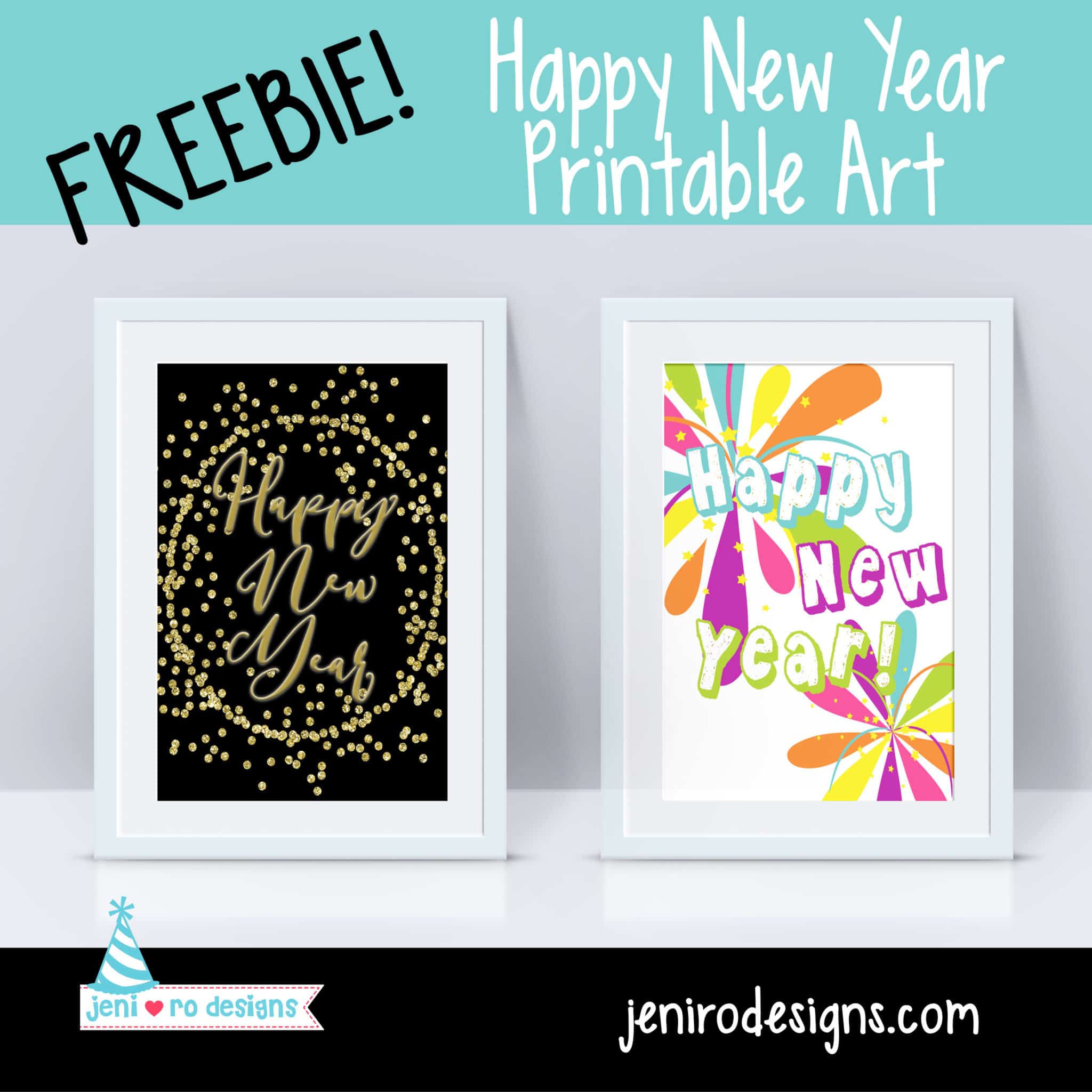 New Year Art Print - Free in the jeni ro designs Printable Library