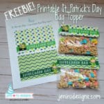 Leprechaun bait printable bag topper for St. Patrick's Day fun!