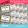 Back-to-school free printables for the first day of school!