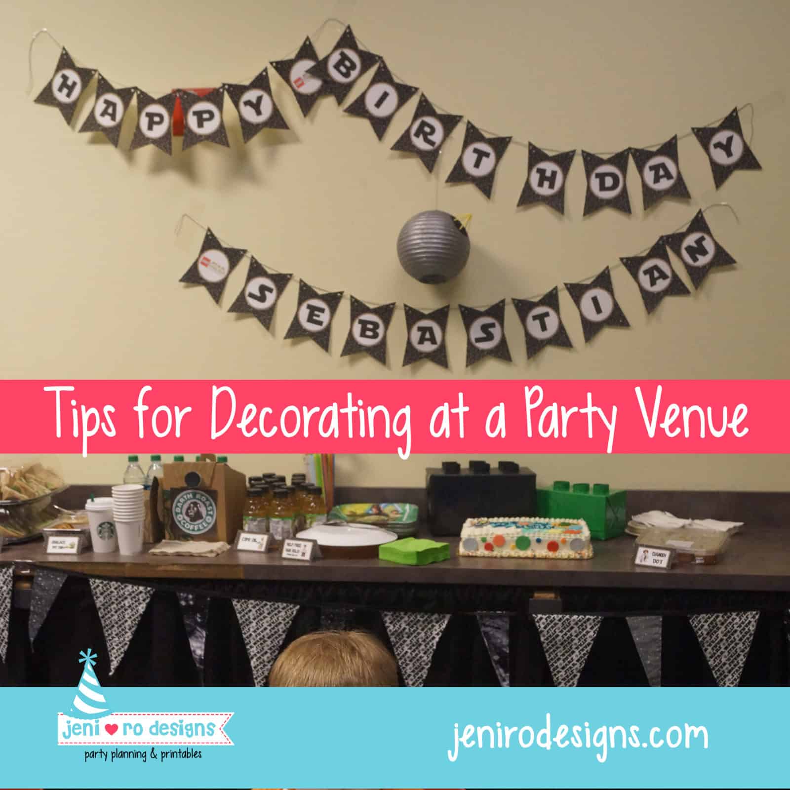 Decorating at a party venue, get the tips!