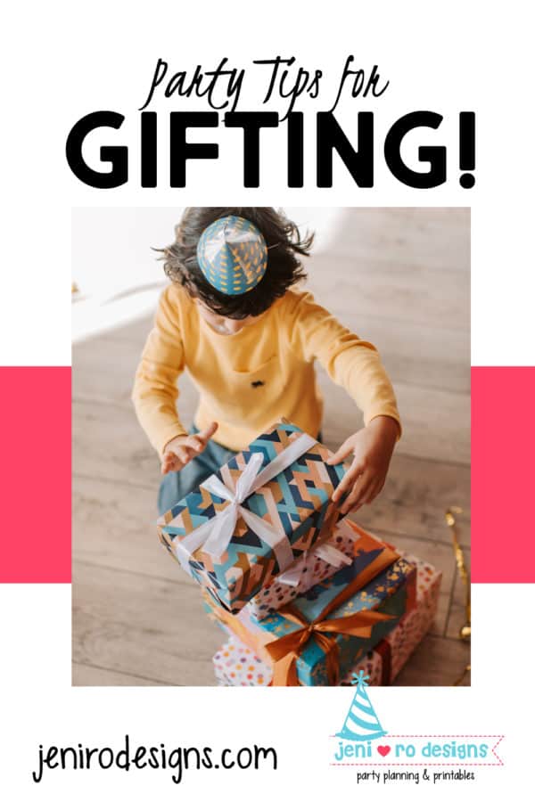 Party tips for gifting! Questions to ask when picking out a gift.