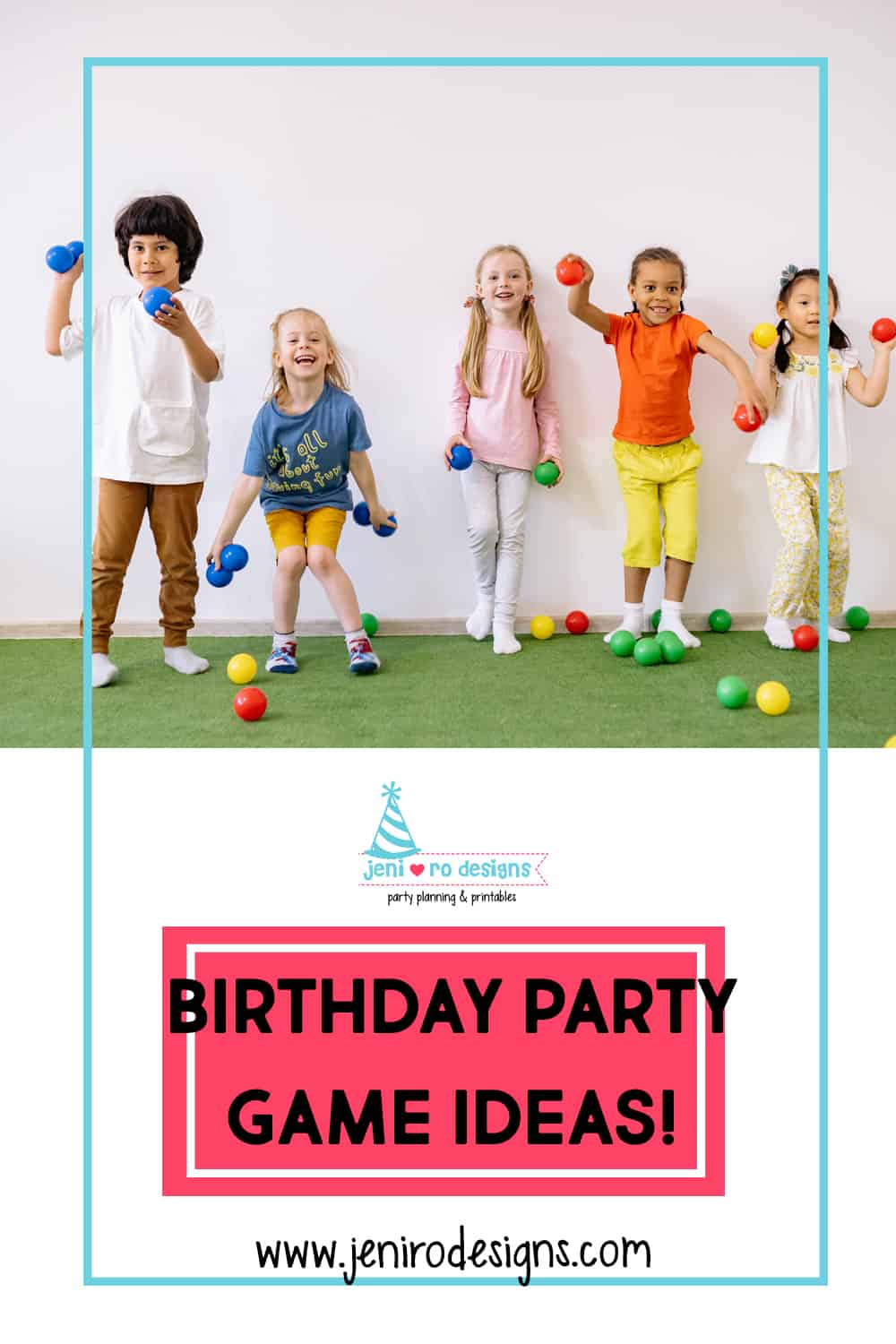 All about Party Games! Ideas for your next kid's birthday party!