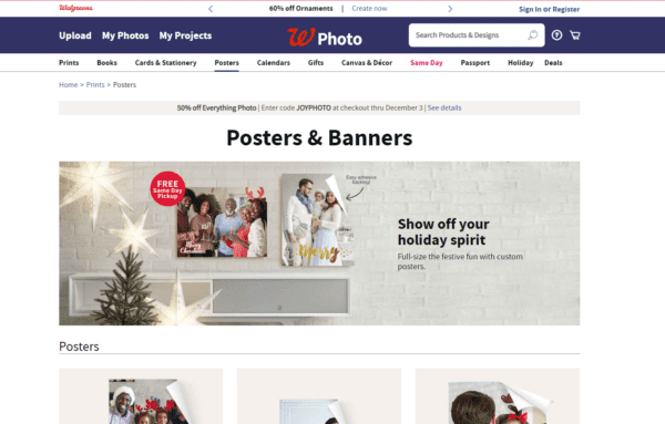 How to upload the game poster for printing at 3 popular stores