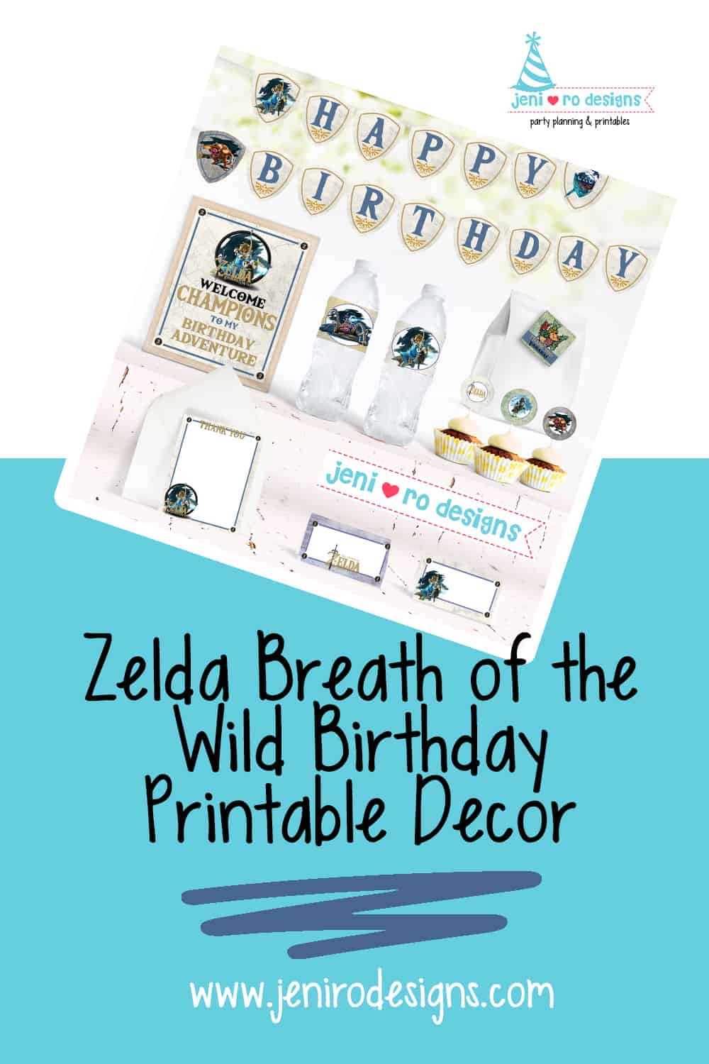 Legend of Zelda birthday printable decor!