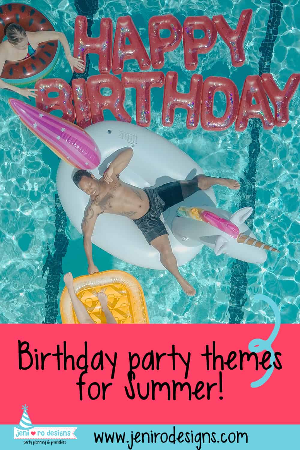 Summer birthday printable sets perfect for your summer party!