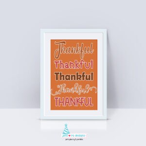 Thanksgiving printable art prints for the November free printable