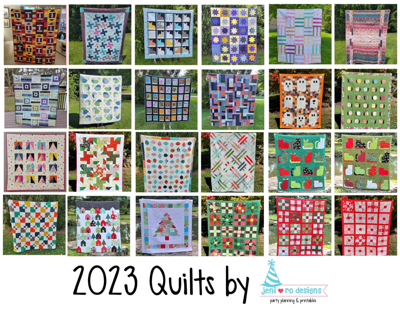2023 Quilt Makes Recap • jeni ro designs
