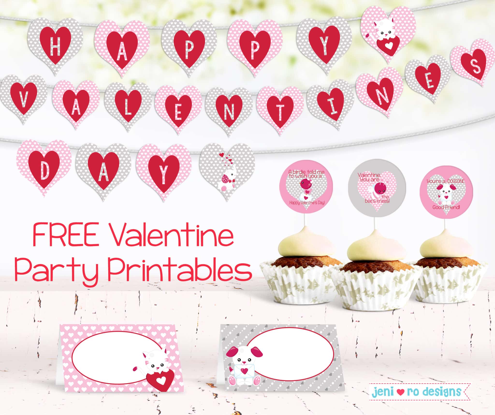 Valentine's Party Printables to sweeten your kiddo's party!