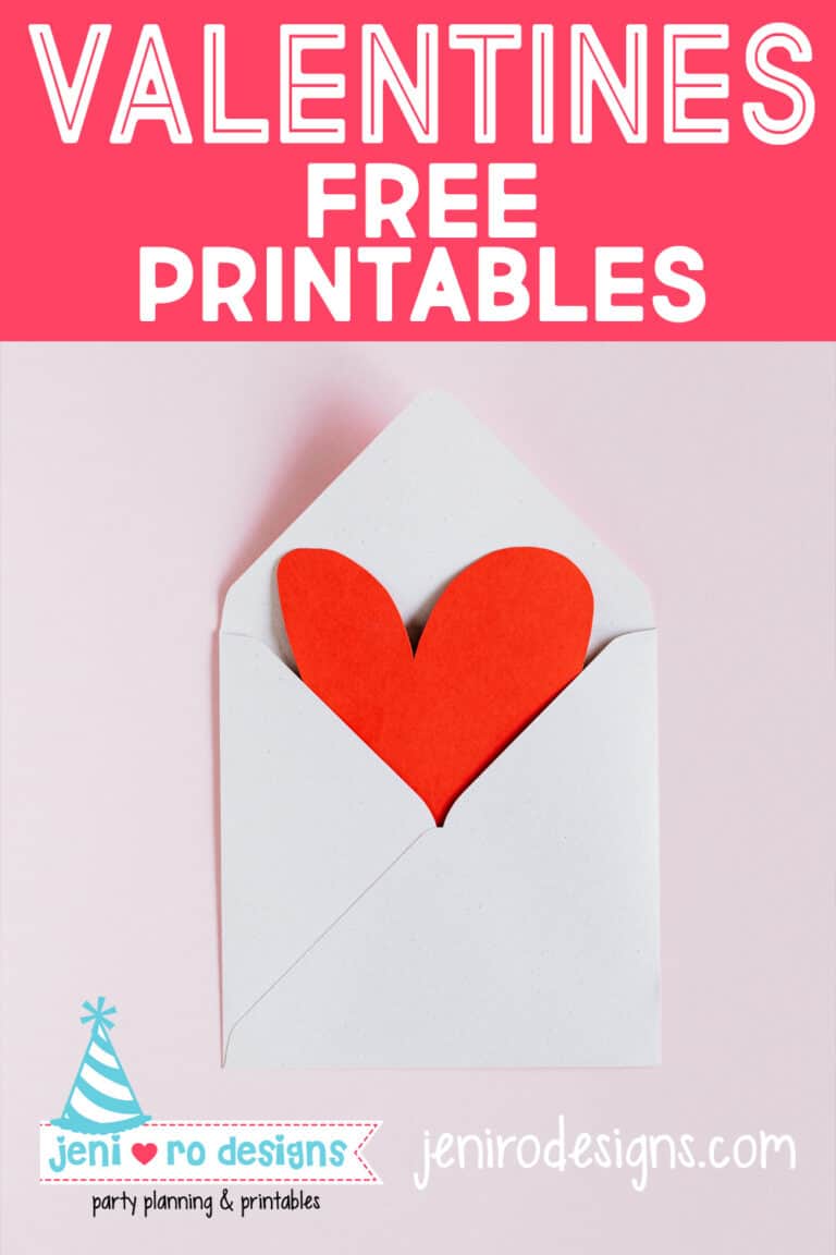 Valentine Free printables in the Free Printable Library!
